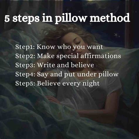 5 Steps In Pillow Method For Manifestation Proven To Work