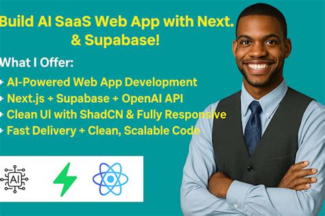 Build Ai Saas Web App With React Next Js Open Ai Api Supabase Shadcn Ui