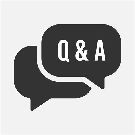 FAQ Questions And Answers Icon Isolated Flat Design 16267477 Vector Art At Vecteezy