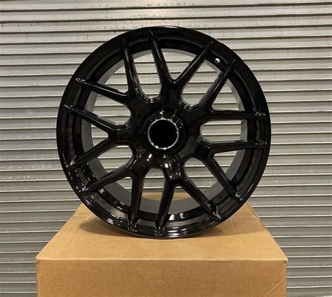 22x10 Wheels For Mercedes G500 G550 G55 G63 Wagon Gloss Black 22 5x13