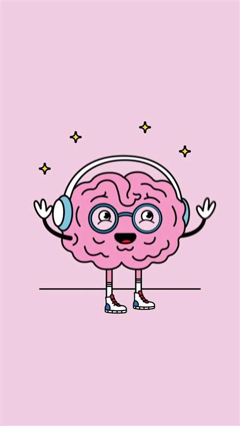 Dancing Brain Motion Graphics Inspiration Cartoon Brain Motion Design Animation