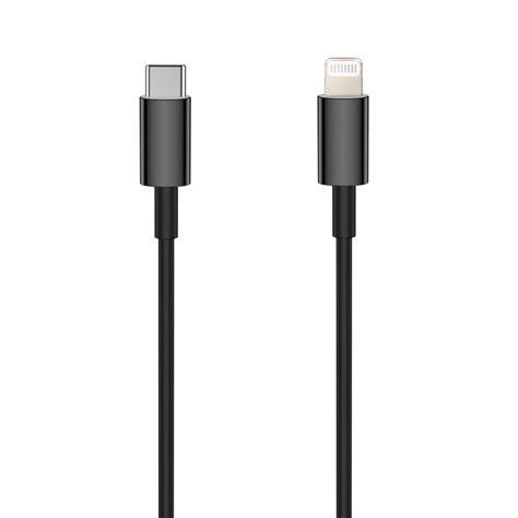Setty Lightning Kabel A M Usb C Lightning Sort Dkk