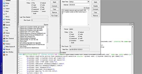 Mikrotik Send Email When Cpu Goes On 100 Mikrotik Tips And Tricks