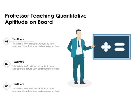 Proffessor Teaching Quantitative Apititude On Board Ppt Powerpoint Presentation Gallery Graphics