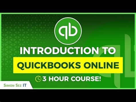 Free Video Quickbooks Online Tutorial Quickbooks Online For Beginners From Simon Sez It
