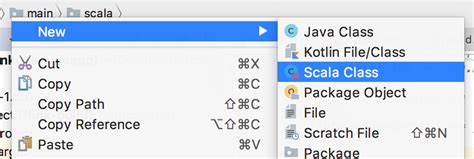 Intellij Add New Scala Class Option Not Available Alternate Stack