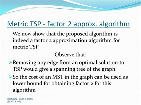 Instructor Neelima Gupta Table Of Contents Approximation Algorithms Ppt Download