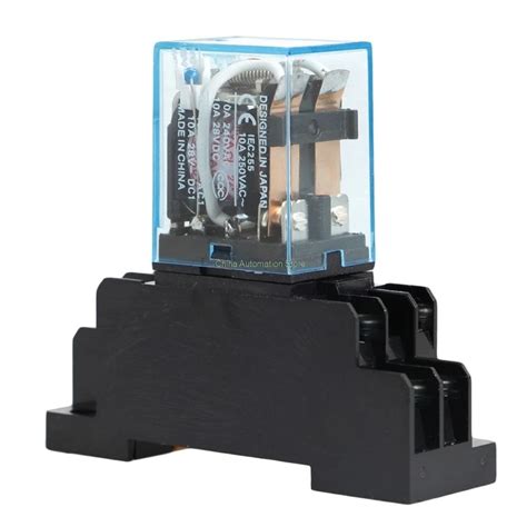 10a Dpdt Relay Ly2n General Purpose Relay Ly2nj With Power Relay Base