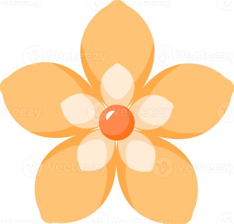 Ilustración De Flor Amarilla 48476532 Png