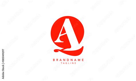 Alphabet Letters Initials Monogram Logo AQ QA A And Q Stock Vector Adobe Stock