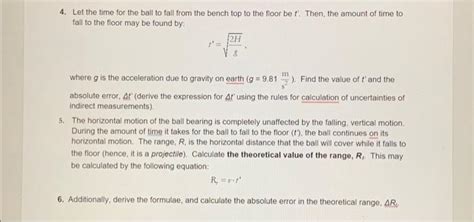 Solved Aim To Explore The Kinematics Of Projectile Motion Chegg Com