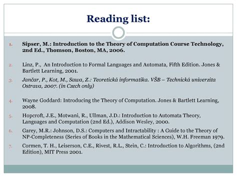 theoretical informatics ii ppt download
