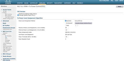 Cisco Wireless Transmit Power Control In Search Of Tech
