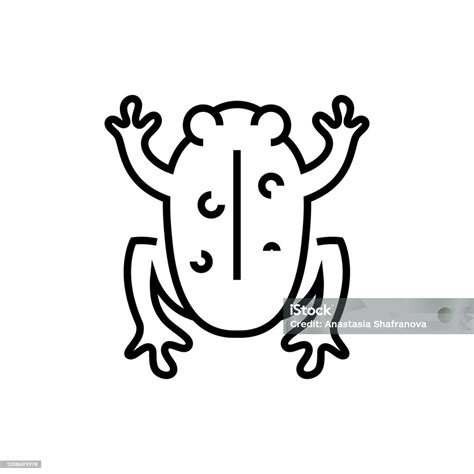 개구리 실험 선 아이콘 개념 기호 윤곽선 벡터 그림 선형 기호 개구리에 대한 스톡 벡터 아트 및 기타 이미지 개구리 건강 진단 건강관리와 의술 Istock