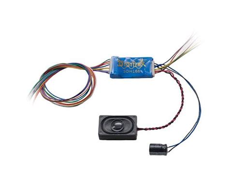 Digitrax Inc HO Scale 8 Bit Sound Decoder W Speaker DGTSDH166D HobbyTown