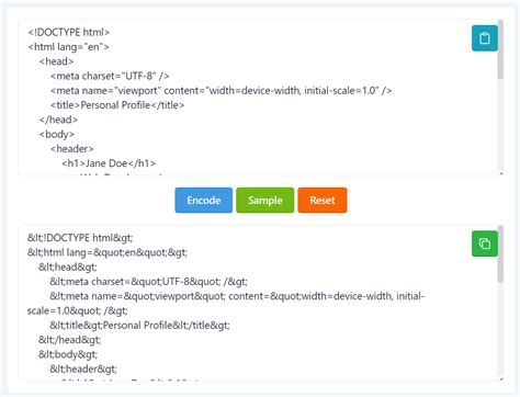 Html Encode Online Tooziz