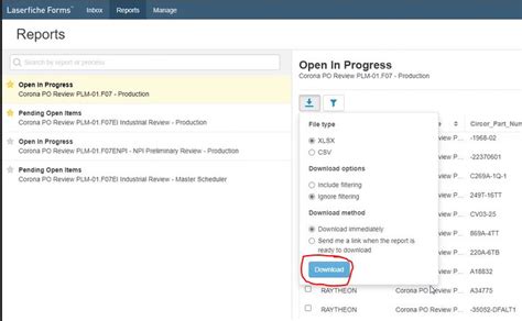 Reports Are Not Downloading On Any Browser Laserfiche Answers