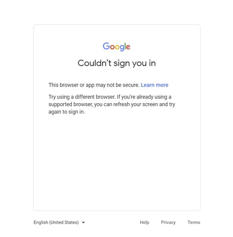 Net Cant Login Into Gmail Using Selenium Vbnet Couldnt Sign You