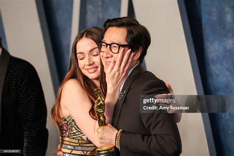 Ana De Armas And Ke Huy Quan Attend The 2023 Vanity Fair Oscar Party