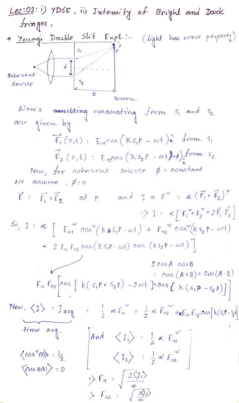 Solution Interference Of Light With Solved Problems Youngs Double Slit Experiment Lloyds