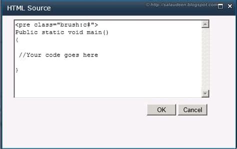How To Integrate Syntaxhighlighter With Sharepoint Sharepoint Diary