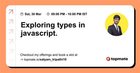 satyam tripathi on linkedin exploring types in javascript with satyam