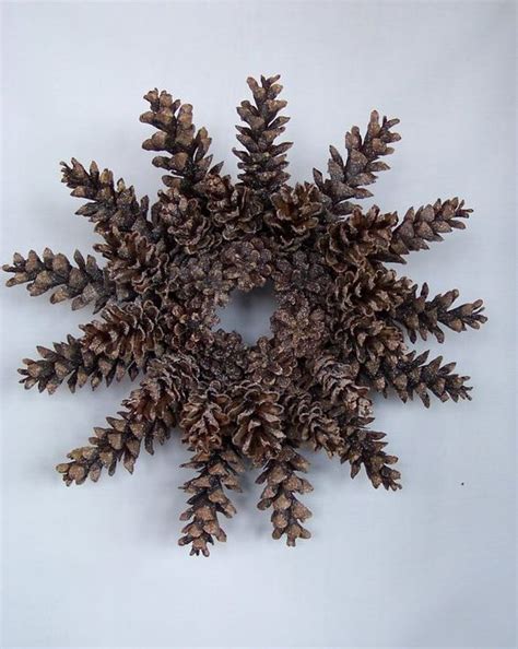 Сніжинки з ялинкового гілля та шишок 20 нових ідей Моє домашнє натхнення