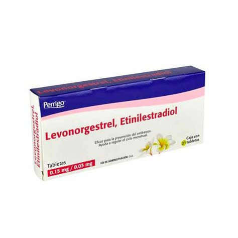 Levonorgestrel Etinilestradiol 015 Mg003 Mg Caja Con 21 Tabletas
