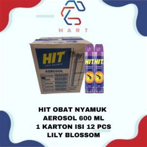 Promo Hit Obat Nyamuk Aerosol Orange 600 Ml 1 Karton 12 Pcs