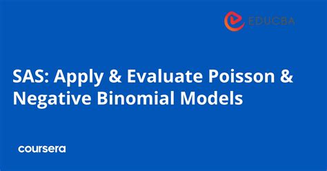 Sas Apply And Evaluate Poisson And Negative Binomial Models Coursera
