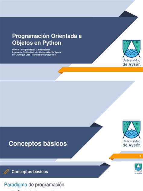 Poo En Python Pdf Objeto Informática Programación Orientada A