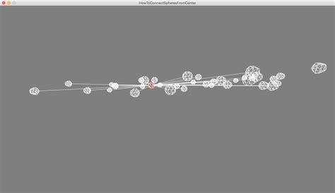 3d How To Connect Spheres From Center In Processing Stack Overflow