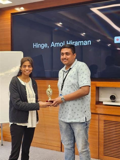 Rahul Shinde On Linkedin Honoured To Be Awarded As Employee Of The