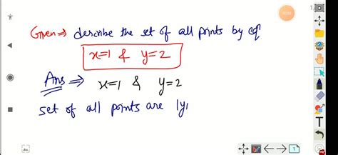 Solved In Problems 7 14 Describe The Set Of Points X Y Z Defined