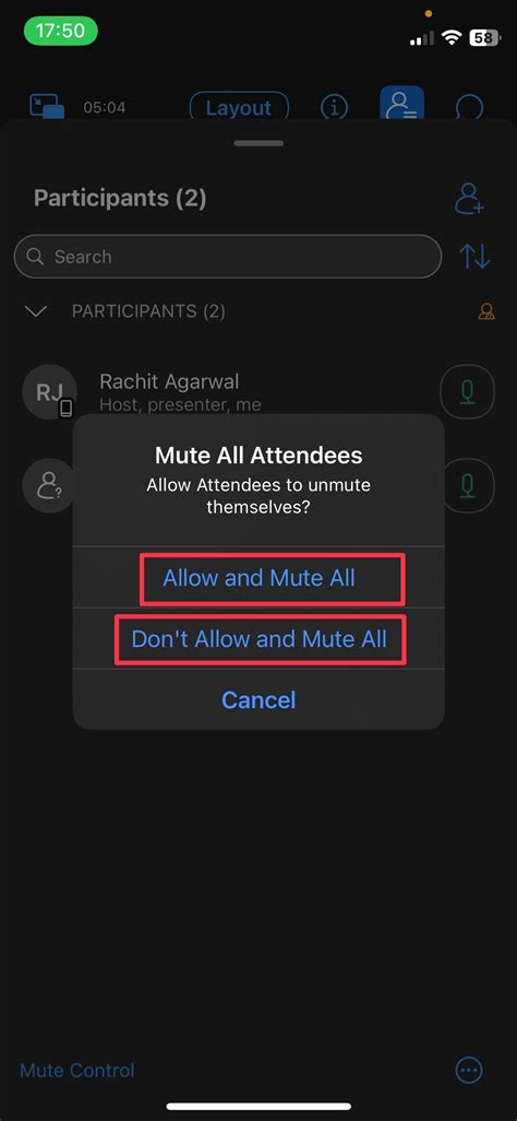 How To Mute A Webex Participant