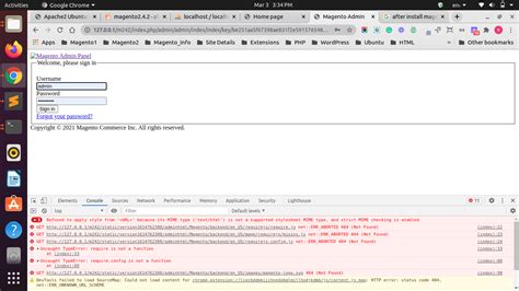 magento2 4 2 after install magento 2 4 2 fronend and backend not