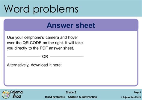 Grade 2 Word Problems Addition And Subtraction Teacha