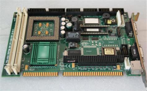 PCA REV A IPC Board ISA Slot Industrial Motherboard Half Size CPU Card PICMG With CPU