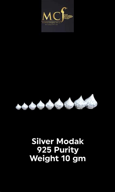Silver Modak At ₹ 1150piece Chocolate Modak In Ghaziabad Id 2855677531397