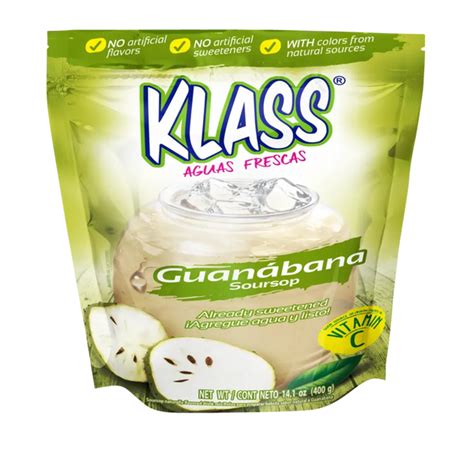 Klass Listo Guanabana Drink Mix Powder 141 Oz