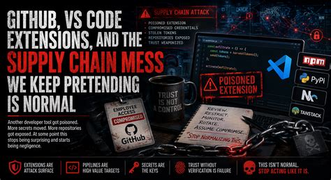 Github Vs Code Extensions And The Supply Chain Mess We Keep