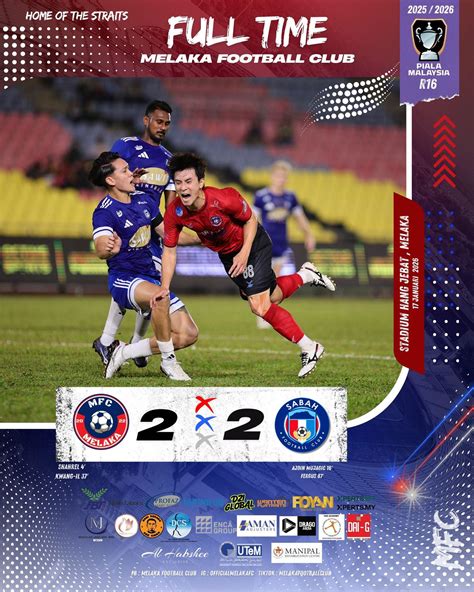 Piala Malaysia Keputusan Seri Beri Impak Positif Buat Sabah Fc