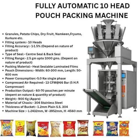 Multihead Weigher Packing Machine Price And Specifications Arf Industries Sector 11