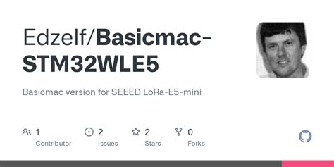 Github Edzelfbasicmac Stm32wle5 Basicmac Version For Seeed Lora E5 Mini