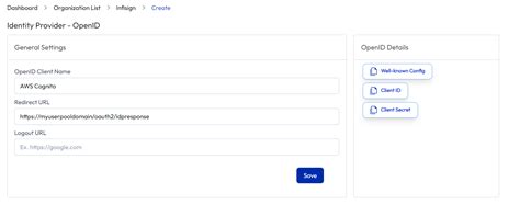 Openid Integration With Aws Cognito Infisign