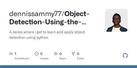 Github Dennissammy77object Detection Using The Yolov8 Neural Network