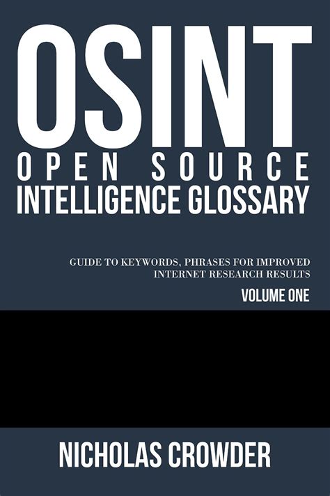 osint open source intelligence glossary softarchive