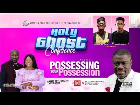 HOLY GHOST CONFERENCE With Apostle Johnson Suleman June 4th 2022. (Day 4 Morning) - YouTube