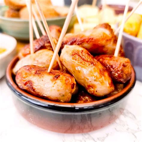 Air Fryer Cocktail Sausages Mini Pork Sausages Feast Glorious Feast