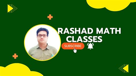 Rashad Math Classes Live Stream Youtube
